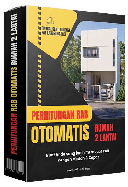 Perhitungan RAB Otomatis Rumah 2 Lantai – Indo Sipil